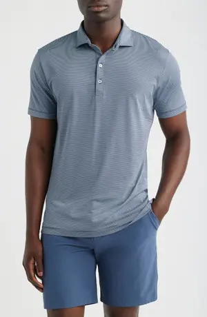 Johnnie-o Lyndon Classic Fit Polo - Navy Tonal