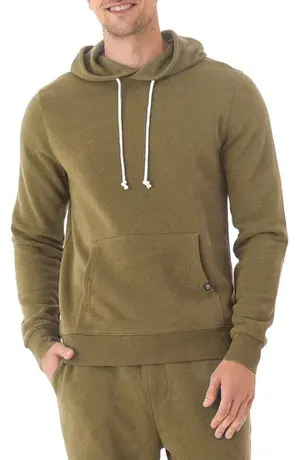 THREADS 4 THOUGHT Fleece Pullover Hoodie - Kelp