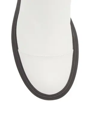 STUART WEITZMAN Norah Chelsea Boot - White.