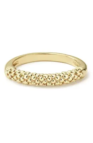 Lagos 18k Caviar Ring