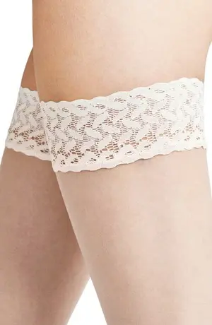 Falke Shelina 12 Thigh High Stockings - Champagne