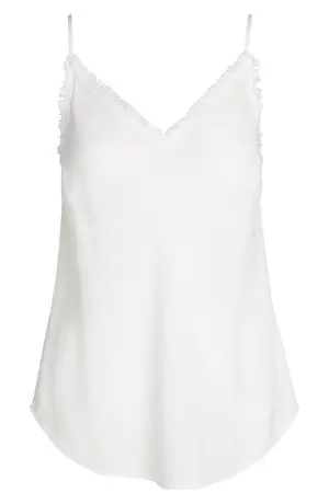 Bella Dahl Frayed Edge Camisole - White