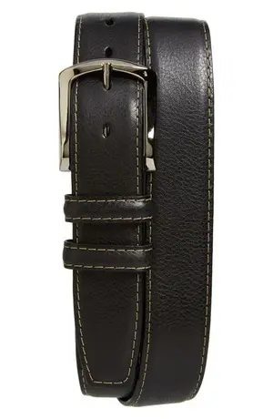 Torino Torino Glazed Leather Belt Black