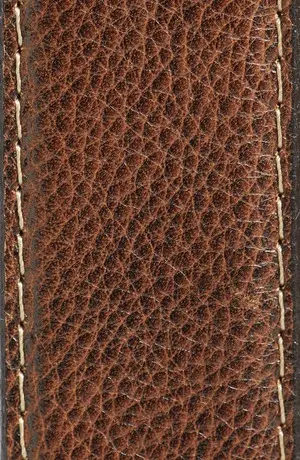 Torino Glazed Leather Belt - Brown