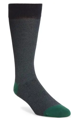 Ted Baker London Textured Socks Dark Green