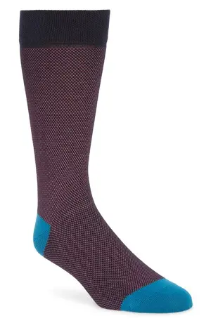 Ted Baker London Textured Socks Deep Pink