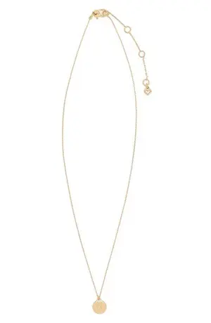 Kate Spade New York Kate Spade New York Mini Initial Pendant Necklace Gold - H