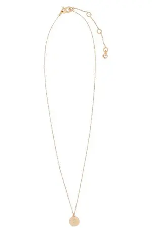 Kate Spade New York Mini Initial Pendant Necklace - Gold - R