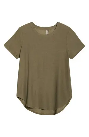 Beyond Yoga Short-sleeve T-shirt - Beyond Olive Heather