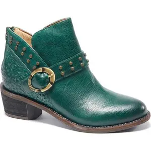 HALSA FOOTWEAR Melania Bootie - Dark Green