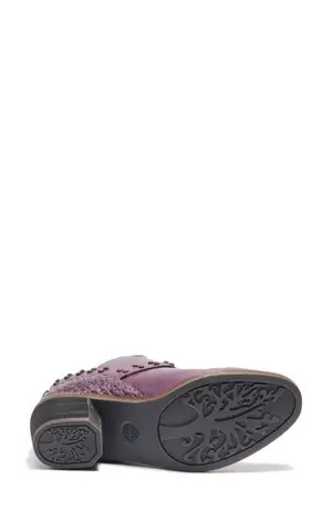 HALSA FOOTWEAR Melania Bootie - Dark Purple