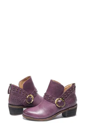 HALSA FOOTWEAR Melania Bootie - Dark Purple