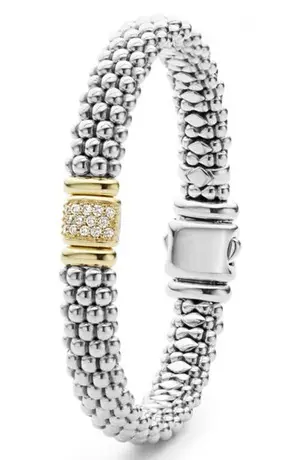 Lagos Caviar & Diamond Bracelet