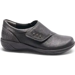 HALSA FOOTWEAR Anna Clog - Black Leather