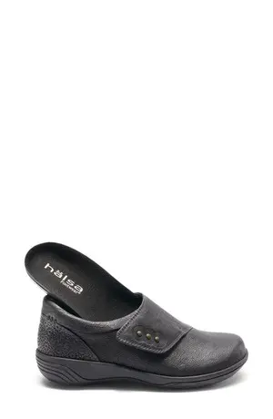 HALSA FOOTWEAR Anna Clog - Black Leather