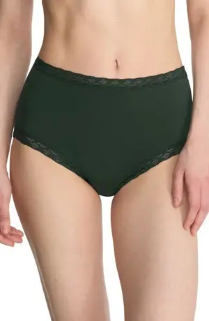 Natori Bliss Stretch Cotton Full Briefs Dark Forest
