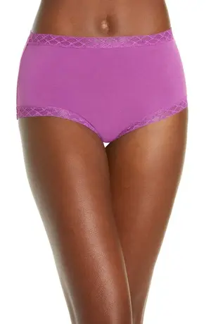 Natori Bliss Stretch Cotton Full Briefs Mulberry