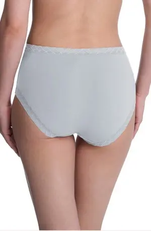 Natori Bliss Stretch Cotton Full Briefs - Quarry
