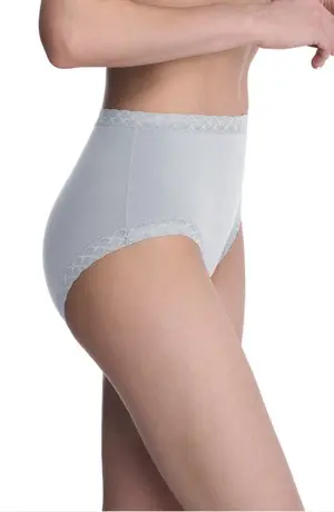 Natori Bliss Stretch Cotton Full Briefs - Quarry