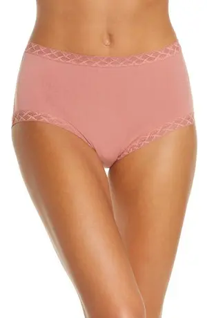 Natori Bliss Stretch Cotton Full Briefs Sandy Rose