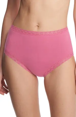 Natori Bliss Stretch Cotton Full Briefs Tulip Pink