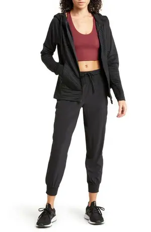 Zella Zen Ottoman Full Zip Hoodie