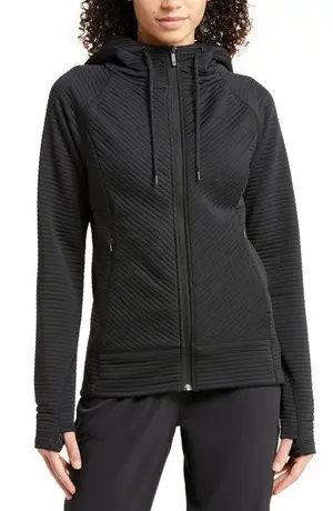 Zella Zen Ottoman Full Zip Hoodie