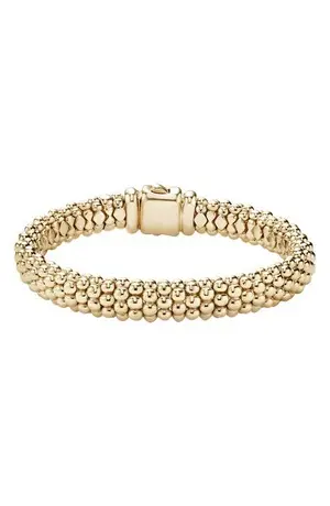 Lagos Caviar Rope Bracelet - Gold