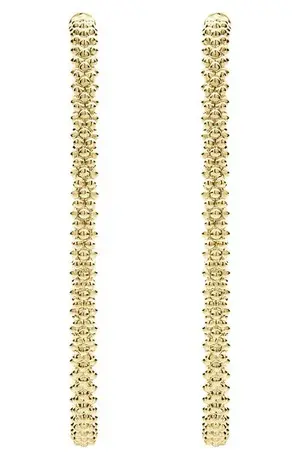 Lagos 18k Caviar Hoop Earrings
