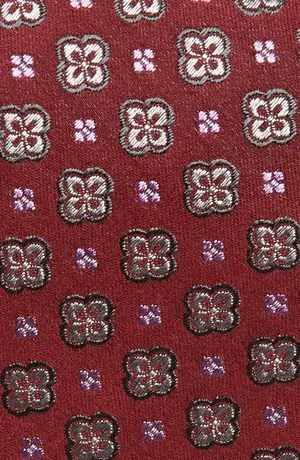Eton Geometric Silk Neck Tie