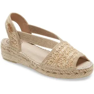 TONI PONS Estel Espadrille Sandal - Natural Woven Fabric