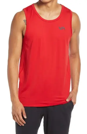 Rvca Vent Tank - Cherry