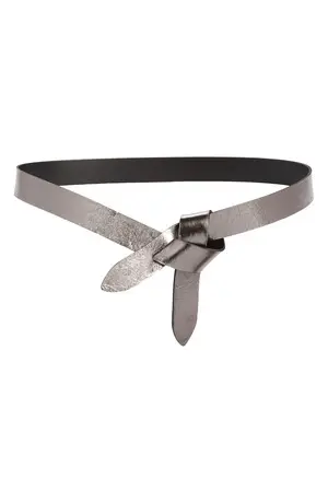Isabel Marant Étoile Isabel Marant Lecce Leather Belt Anthracite