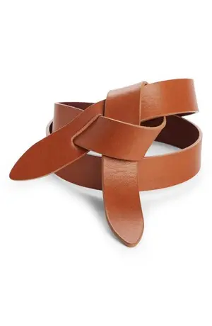 Isabel Marant Lecce Leather Belt - Natural