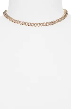 Shay Medium Pavé Diamond Link Necklace
