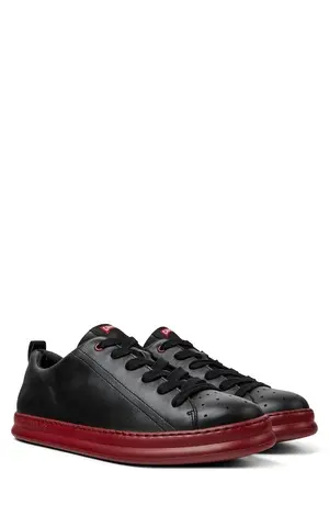 Camper Camper Runner Leather Sneaker Black-noir