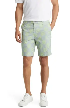Ag AG Wanderer Print Chino Shorts Local Grey Multi
