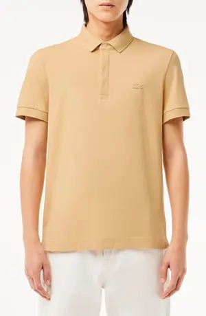 Lacoste Paris Regular Fit Stretch Polo Croissant