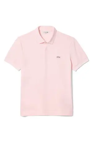 Lacoste Paris Regular Fit Stretch Polo Flamant