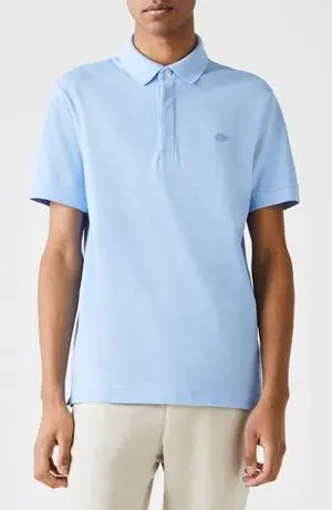 Lacoste Paris Regular Fit Stretch Polo Nattier Blue