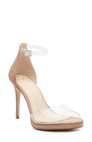 Jessica Simpson Ankle Strap Sandal Almond