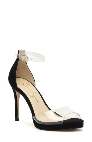 Jessica Simpson Ankle Strap Sandal Black