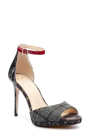 Jessica Simpson Ankle Strap Sandal Grey Combo