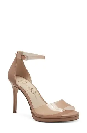 Jessica Simpson Ankle Strap Sandal Tinted Neutral