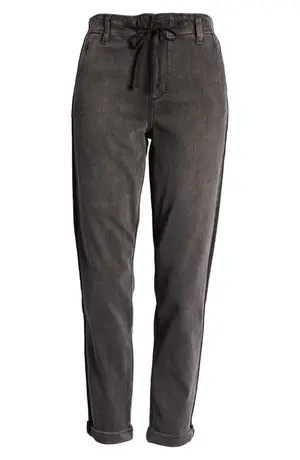 Paige Christy Drawstring High Waist Denim Pants