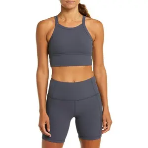 Zella Live In Rib Longline Bra