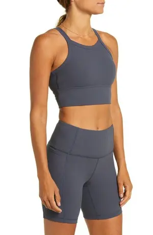 Zella Live In Rib Longline Bra