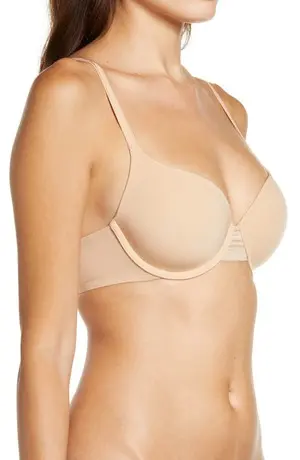 Le Mystère Back Smoother Underwire T-shirt Bra - Natural