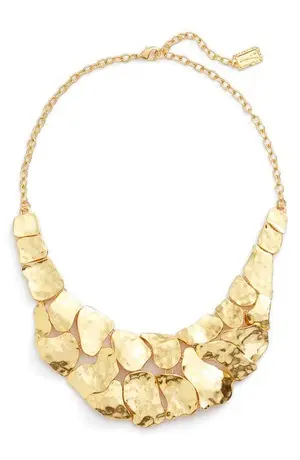KARINE SULTAN Alice Statement Collar Necklace - Gold