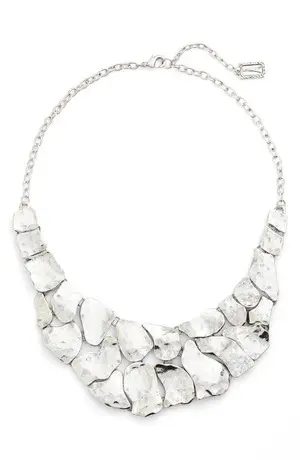 KARINE SULTAN Karine Sultan Alice Statement Necklace Silver